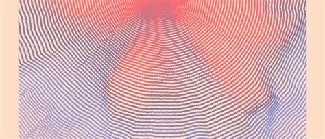 Abstract Digital Wave With Dynamic Particles Sound Wave Big Data