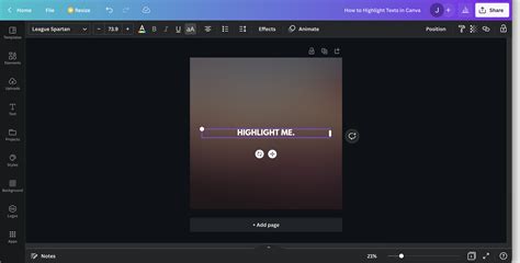 How To Highlight In Canva Both Simply Creatively Xenyo