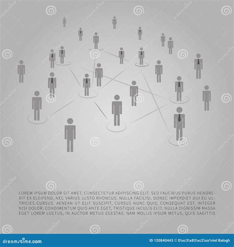 Networks Business Connections Social Media Concept Design Stock Vector Illustration Of