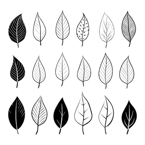 Premium Vector Tranquil Monochromatic Foliage