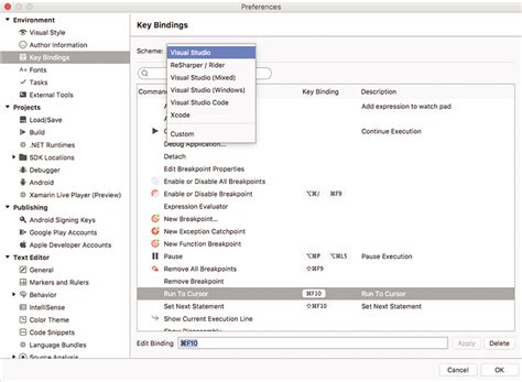 Visual Studio Customizing Visual Studio For Mac Microsoft Learn
