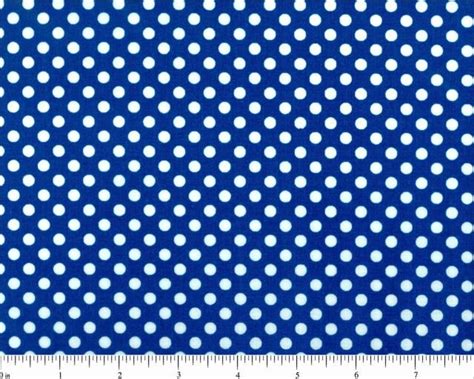 Royal Blue With Small White Dots Lots A Dots Polka Dot Fabric