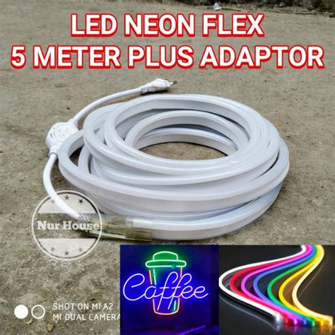 Jual LAMPU LED NEON FLEX LED STRIP LIGHT LAMPU LED SELANG FLEXIBLE Shopee Indonesia