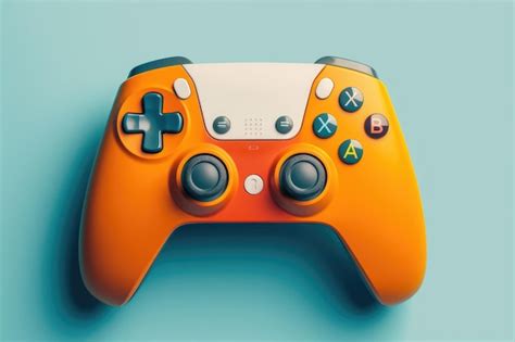 Premium Photo Modern Video Game Controller On Colorful Gradient