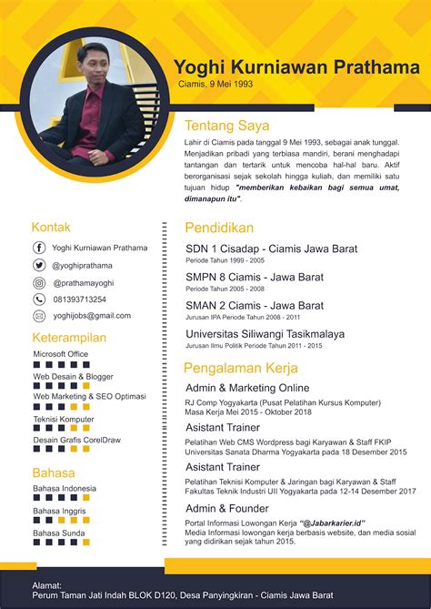 28 Contoh Cv Apoteker Menarik Dini Fee Gambaran Riset