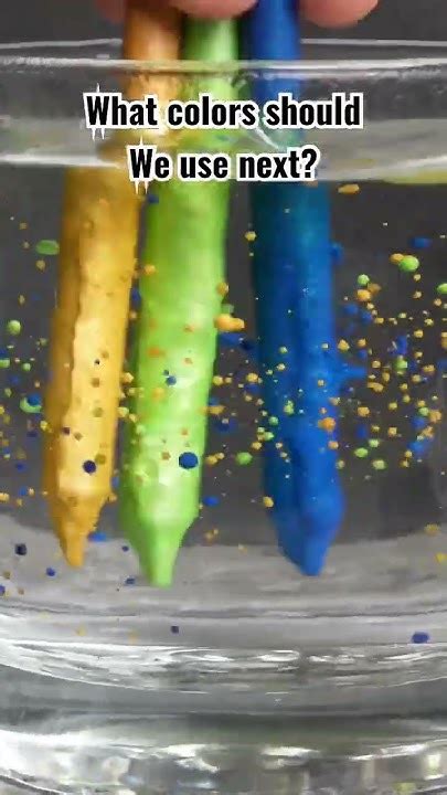 Satisfying Cryaon Experiment Shorts Youtube