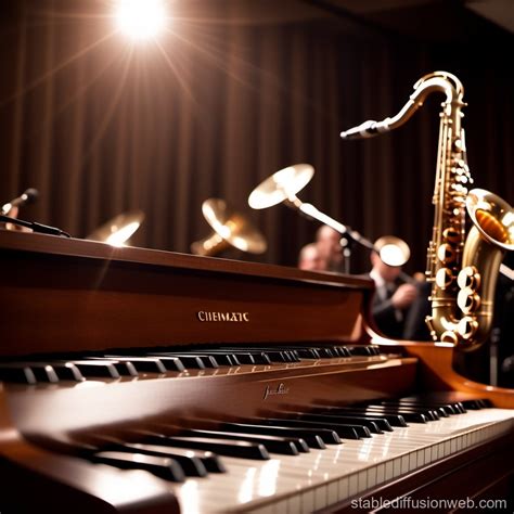 Space Floating Jazz Instruments Stable Diffusion Online