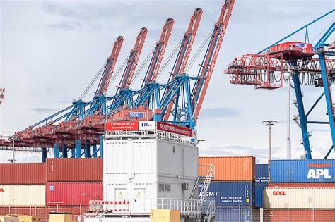 汉堡港 Ctt集装箱码头岸电系统首次连船测试成功