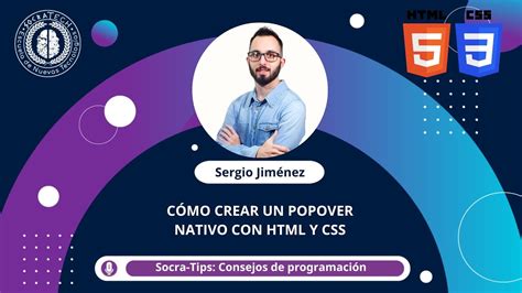 Socratips C Mo Crear Un Popover Nativo Con Html Y Css Socratech