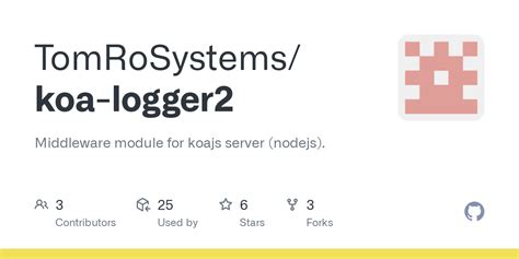 GitHub TomRoSystems Koa Logger Middleware Module For Koajs Server Nodejs