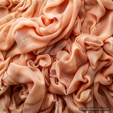 Ai创作图3d渲染丝绸 质感飘带 3d抽象连续凹凸肌理 柔美飘带 3d面料 褶皱背景素材 褶皱真丝面料肌理 动感波浪布料 咖啡色动感丝绸顺滑 褶皱真丝 光滑的褶皱 丝巾面料唯美背景 褶皱素材