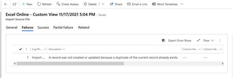Dynamics 365 Partial Failures With Excel Online Export Import Magnetism Solutions NZ