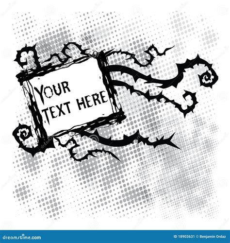 Thorn Sign Stock Vector Illustration Of Sign Halftone 18903631