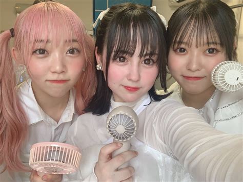 白鳥沙南【lit Moon】 On Twitter ライブありがとうございました🥰 めっちゃめっちゃ楽しかったです😍😍 扇風機3人組でーす！😇