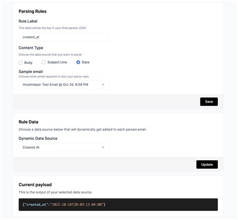 No Code Email Parsing Features Hostedhooks