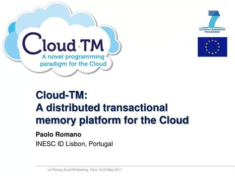 PPT Cloud TM A Distributed Transactional Memory Platform For The Cloud PowerPoint