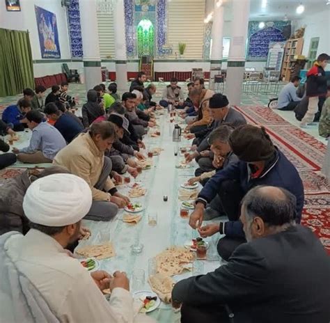 برپایی سفره افطار در مسجد جامع تاریخی علوی تربت جام خبرگزاری میراث آریا