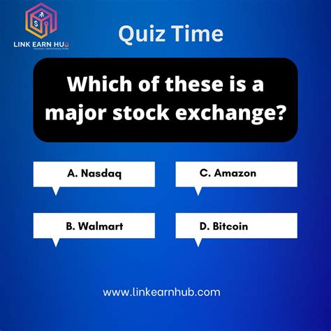 Link Earn Hub On Linkedin Linkearnhub Quiztime Nasdaq Amazon