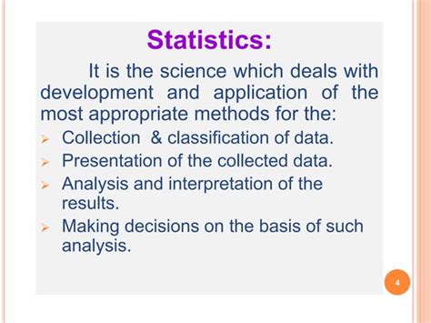 Classification And Tabulation Of Data PPTX Physics Science