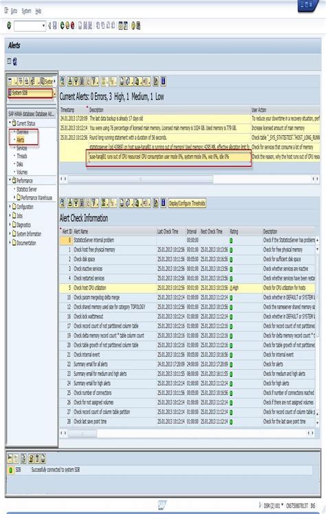 HANA Alert 5 Host CPU Usage