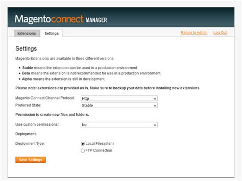 Magento Connect Manager Cannot Connect To Host Silver Muru Blog