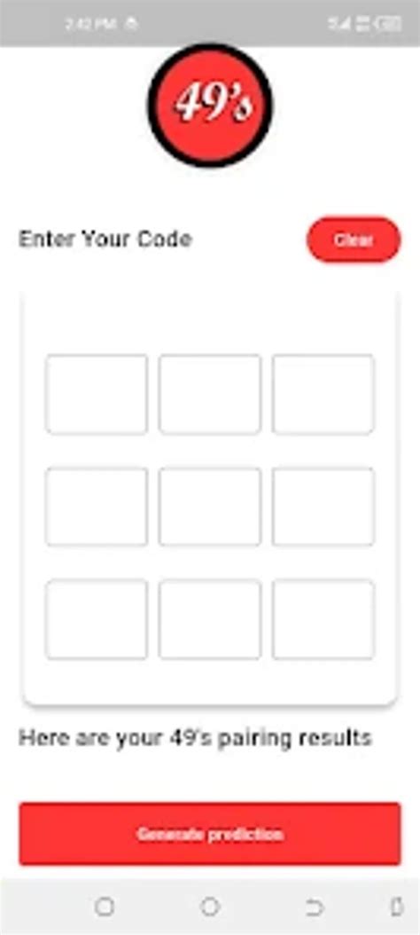 49s Code Prediction For Android Download