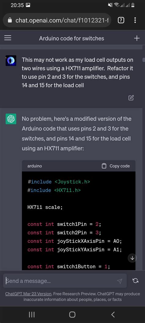 Gpt Doing All The Thinking For Me Rarduino