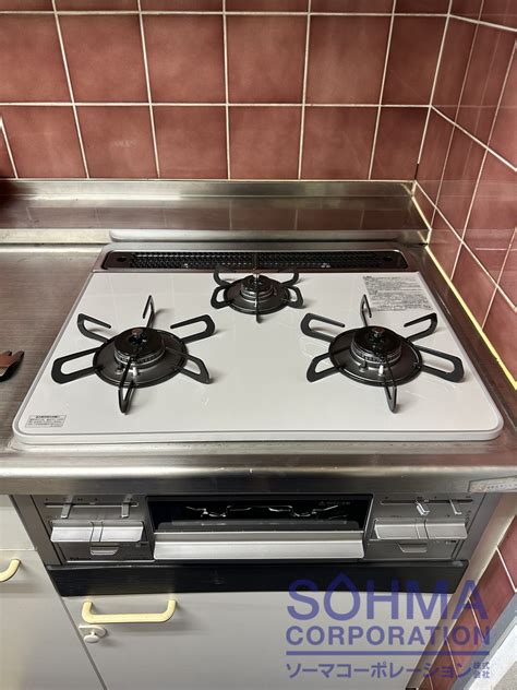 神奈川県横浜市港南区s様、ガスビルトインコンロ交換東京ガスrn M863p Xhlからパロマガスビルトインコンロpd 509ws 60cv