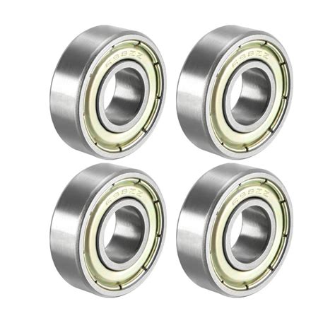 sourcing map 698ZZ Deep Groove Ball Bearing Double Shield 698-2Z ...