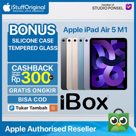 Promo Ipad Air 5 2022 M1 Chip 256gb 64gb Ibox Cell Cellular Wifi Only