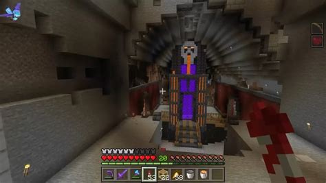 The Portal In The Main Hall Of My Dwarven Build R Minecraftbuilds