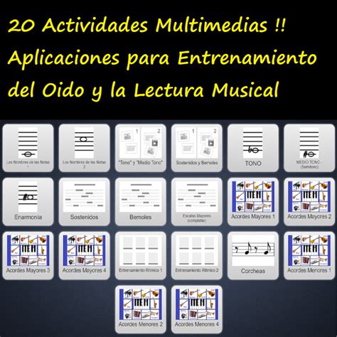 Ejercicios Juegos Y Actividades Interactivas Online Teoria Musica