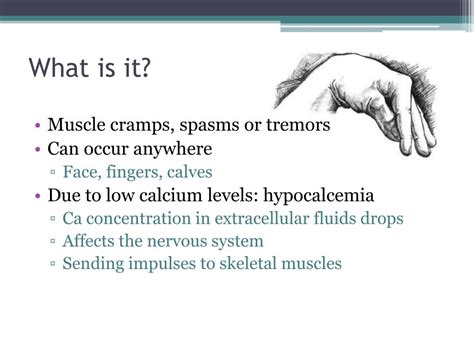 Ppt Tetany Powerpoint Presentation Free Download Id2127788