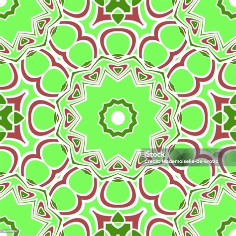 추상적인 기하학적 꽃의 패턴입니다 원활한 벡터 일러스트입니다 디자인에 대 한 인사 카드 배경 벽지 인테리어 디자인 꽃 식물에 대한 스톡 벡터 아트 및 기타 이미지 Istock