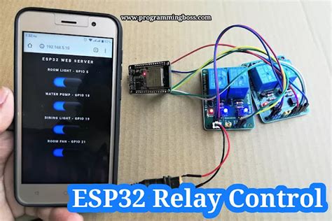Esp Web Server Control Ac Appliances Using Relay Module