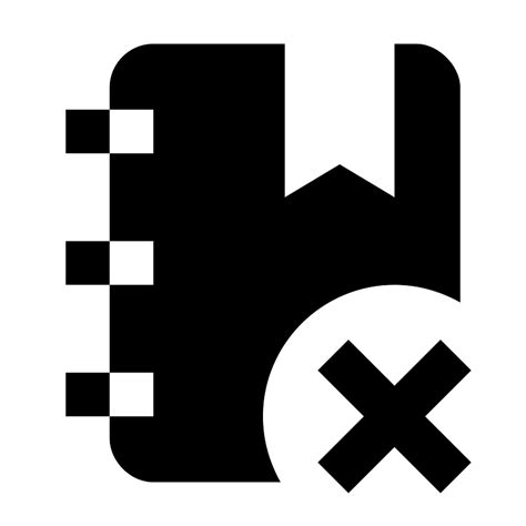 Notebook Remove Icon Free Download Transparent PNG Creazilla