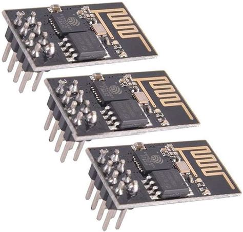 Dollatek 3pcs Esp8266 Serial Wifi Wireless Transceiver Module Esp 01
