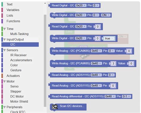 Block For Multiple I2c · Issue 146 · Ottodiyblockly · Github