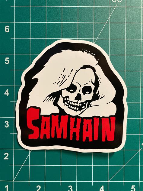 Samhain Danzig Misfits Vinyl Sticker Horror Punk Etsy