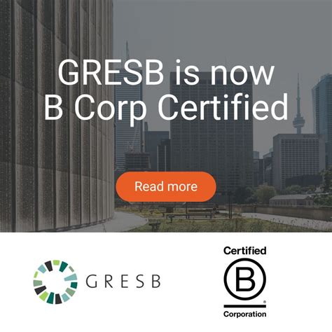 Gresb Becomes B Corp Certified Bolstering Its Commitment To Sustainable Real Assets Chris Pyke