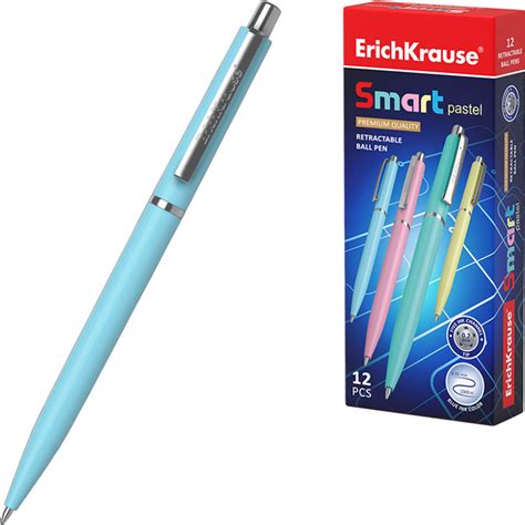 Ручка шариковая автоматическая «Erich Krause» Smart Pastel, арт. 55389 ...