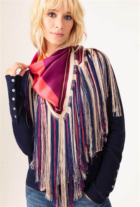 Foulard Victor à franges