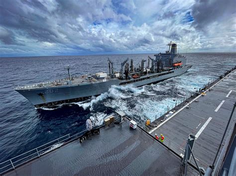 Dvids Images Uss Miguel Keith Conducts Replenishment At Sea With