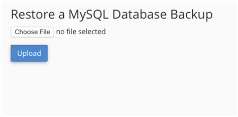 How To Back Up And Restore MySQL Databases In CPanel HarmonWeb Blog