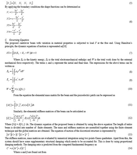 finite element based static and dynamic vibration analysis of a beam