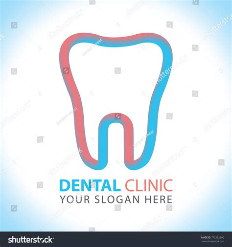 Creative Dental Clinic Logo Vector Abstract 库存矢量图（免版税）773332360