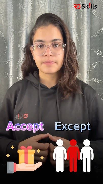 What Is Except Vs Accept Englishlanguage English Explore Shorts