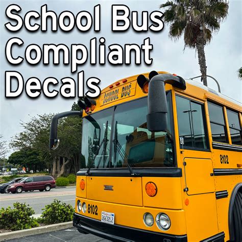 Are You Looking For School Bus Decals Were The Experts Usdot Number Stickers