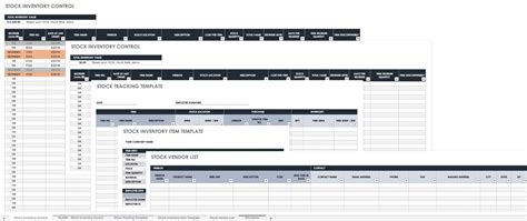 Free Excel Inventory Templates Create And Manage Smartsheet In Stock