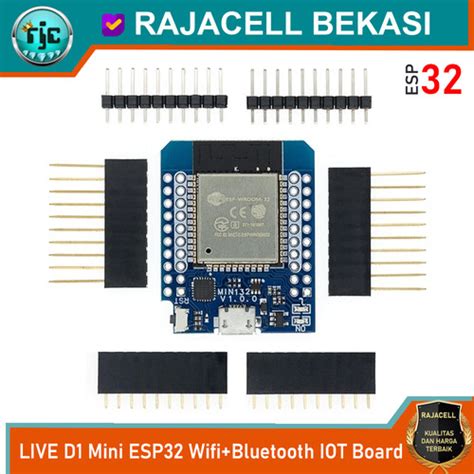 Jual Live D1 Mini Esp32 32bit Wifi Bluetooth Ble Iot Esp 32 Dev Board Ch9102 Kota Bekasi